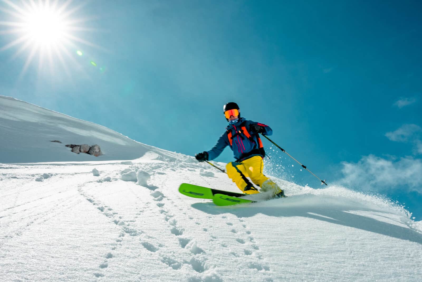 Offpiste / freeriding i Slovenien i jagten på den bedste sne